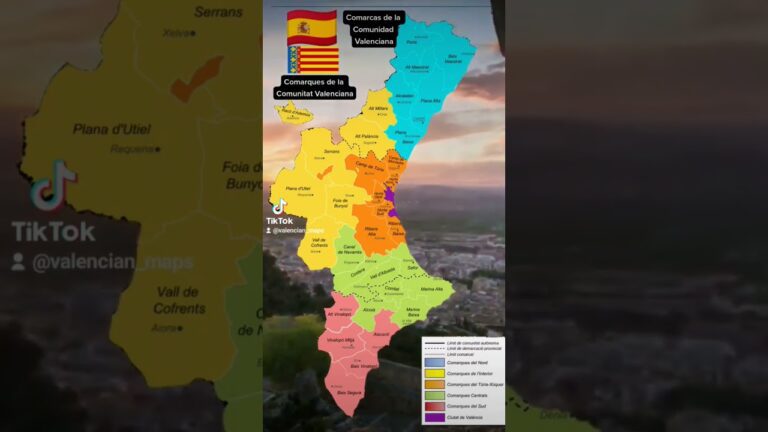 Mapa Político de la Comunidad Valenciana: Guía Actualizada 2024 ...